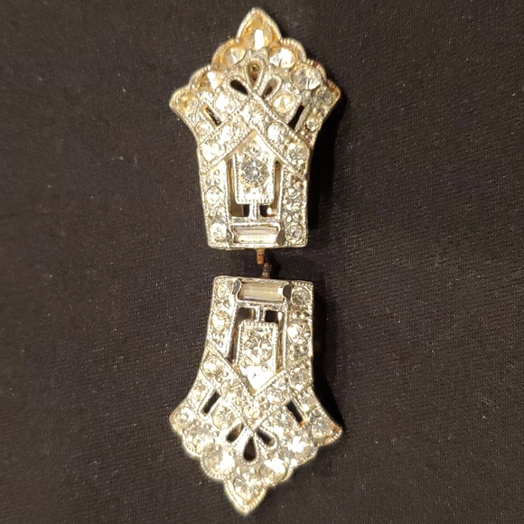 Jewelry | Vintage 193s Rhinestone Coat Clips | Poshmark